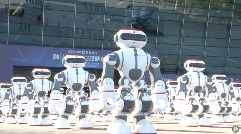 Check out 1069 dancing robots creating a world record