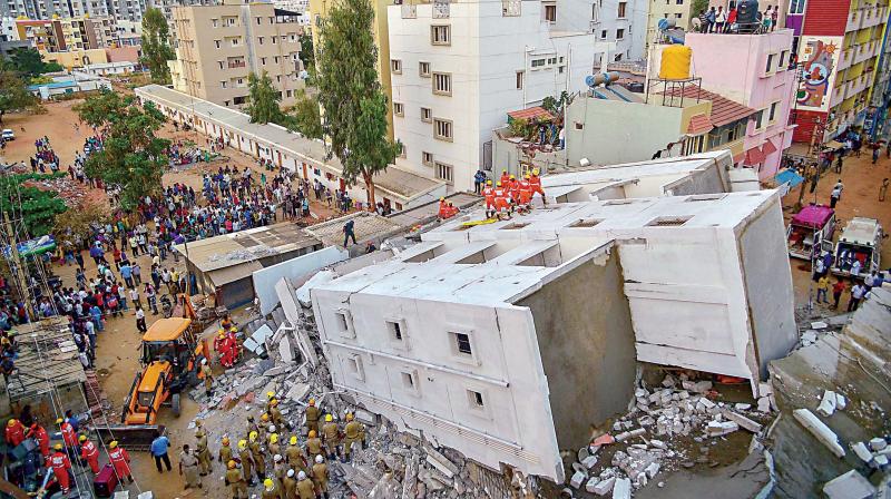 Shaky structure shocks all: 3 die, 11 injured in Bengaluru building ...