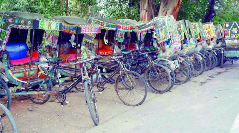 Vijayawada: Tri-cycle rickshaws now have engines