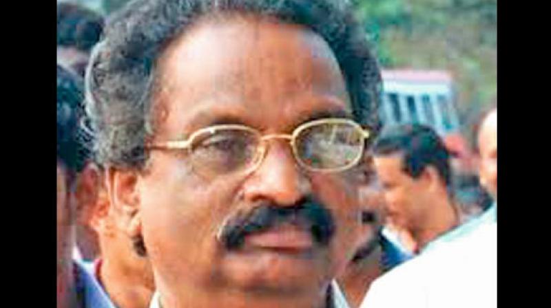 A K Balan shares stage with Shornur MLA P K Sasi