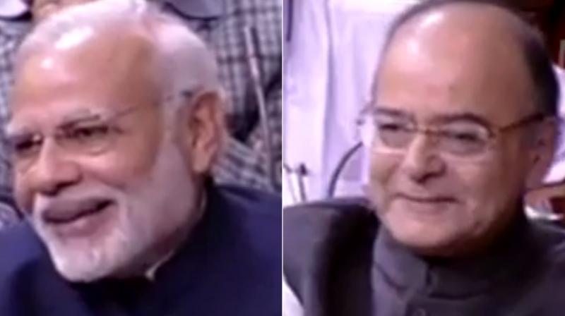 Note ban: Modi, Jaitley share a good laugh amid tense debate in RS