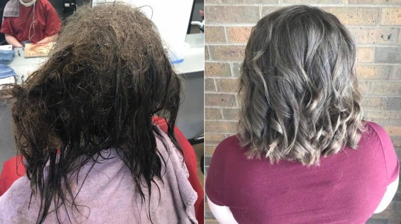Stunning hair makeover highlights debilitating effect of depression