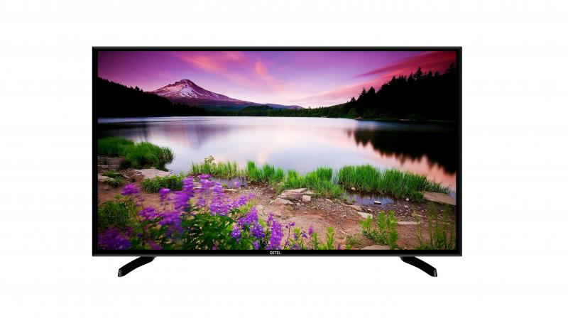 Detel announces 65-Inch 4K LED TV in India.