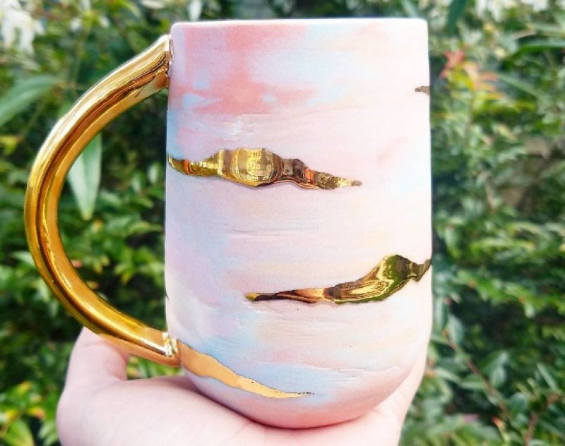 Artist makes eye-catching mugs that are too good to have coffee in
