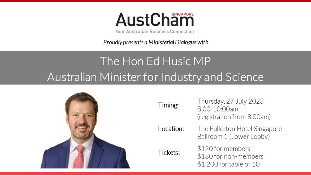 Ministerial Dialogue with The Hon Ed Husic MP - ALL ABOUT EVENTS