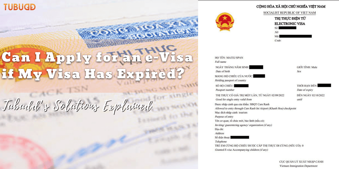 Can I Apply for an e-Visa if My Visa Has Expired? Tubudd’s Solutions ...