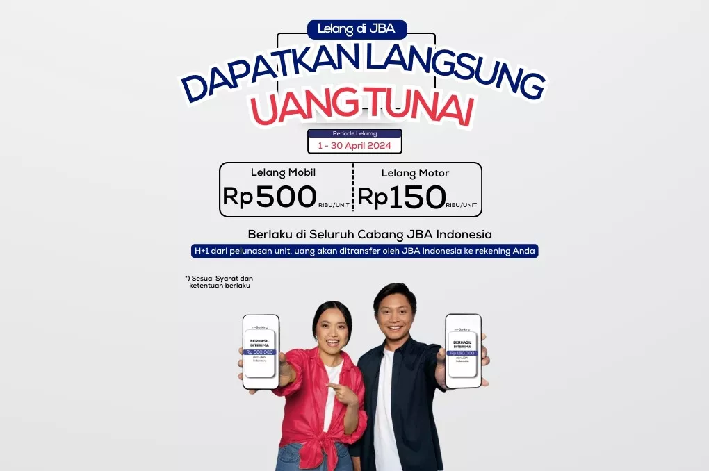 Hadiah Uang Tunai, Kembali Lagi Di JBA Indonesia