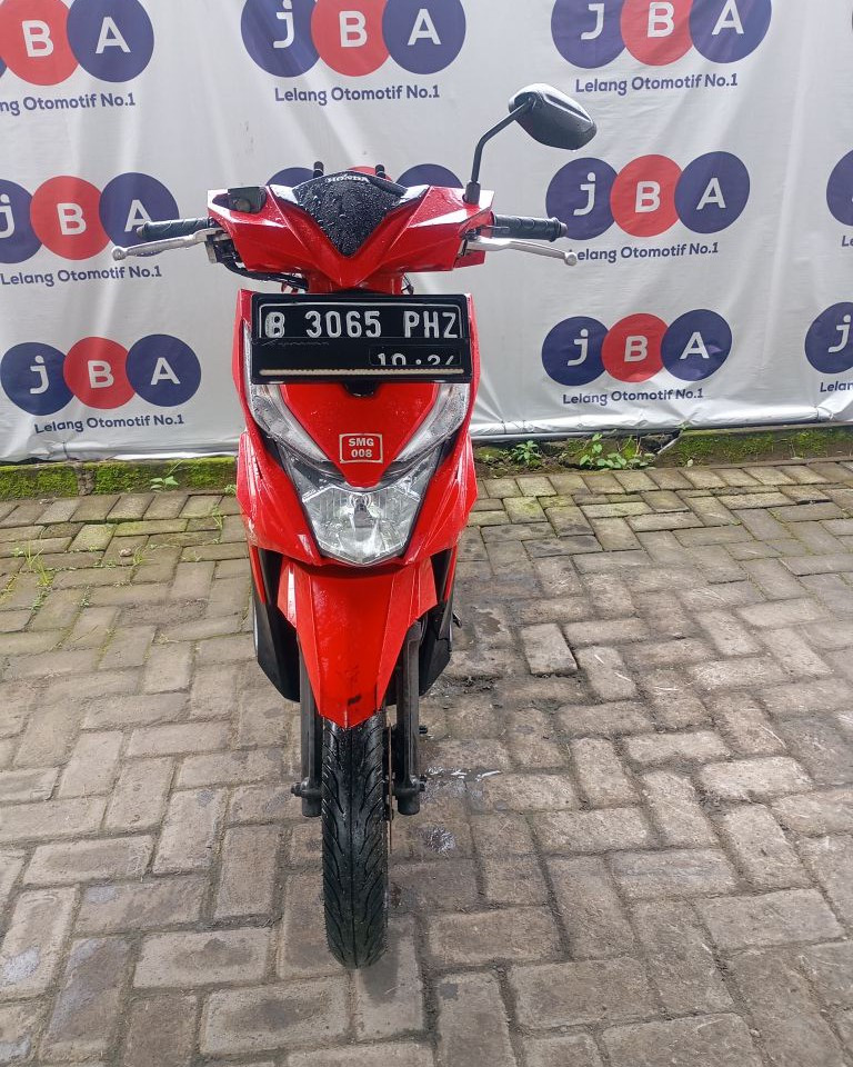 Lelang Motor LOT No. 86 HONDA BEAT ESP CBS ISS FI CW 108 2019 MERAH ...