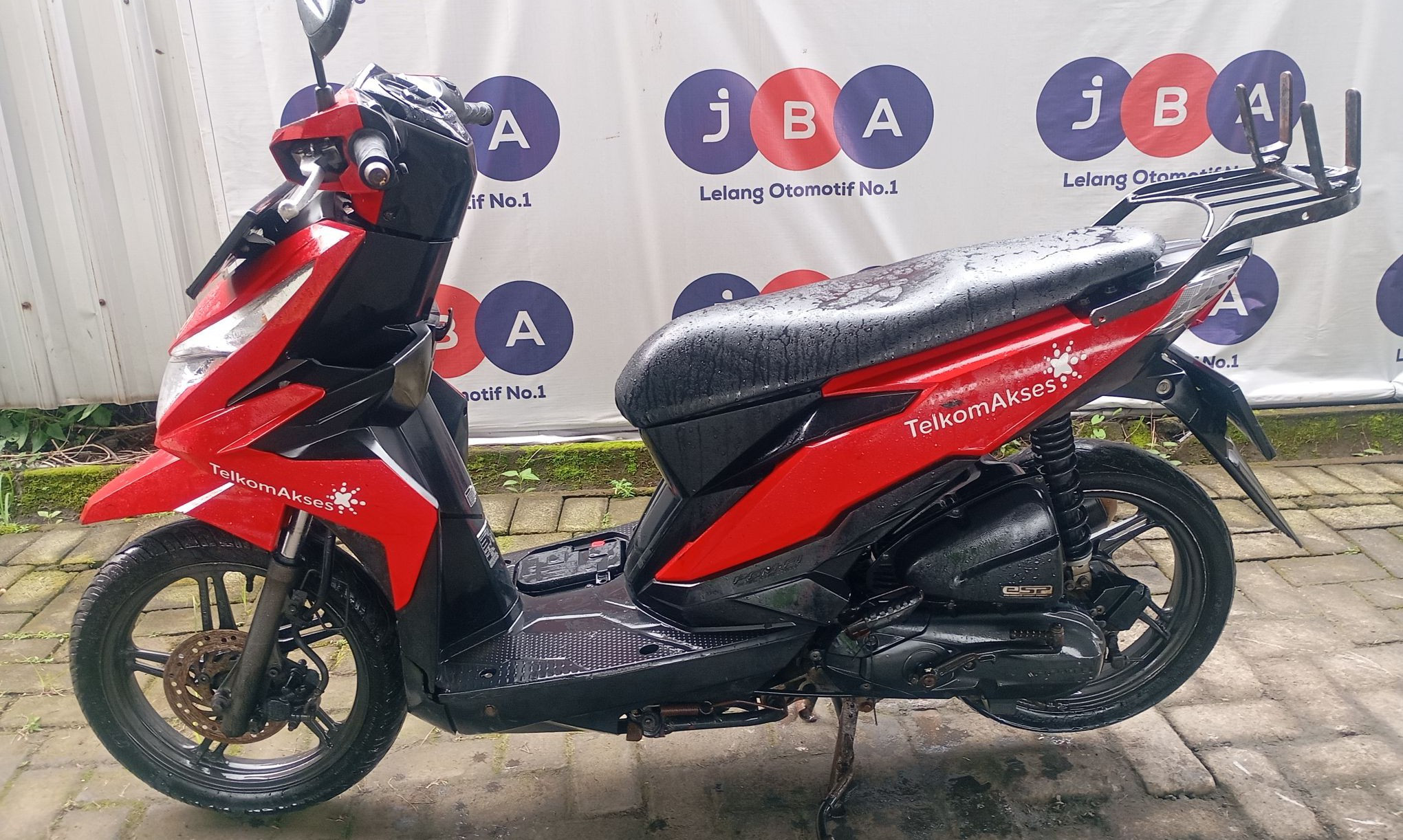 Lelang Motor LOT No. 86 HONDA BEAT ESP CBS ISS FI CW 108 2019 MERAH ...