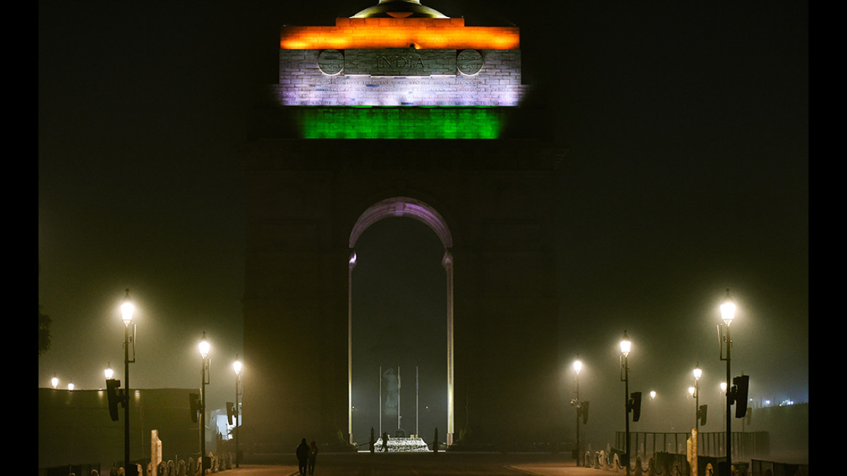 PM Modi Unveils Hologram Statue Of Netaji On His Birth Annivesary