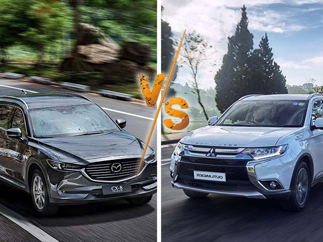 Nên mua Mitsubishi Outlander hay Mazda CX-8?