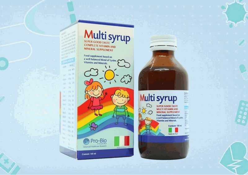 Siro Multi Syrup - Bí Quyết Tăng Đề Kháng và Bổ Sung Vitamin Cho Trẻ Từ Ý