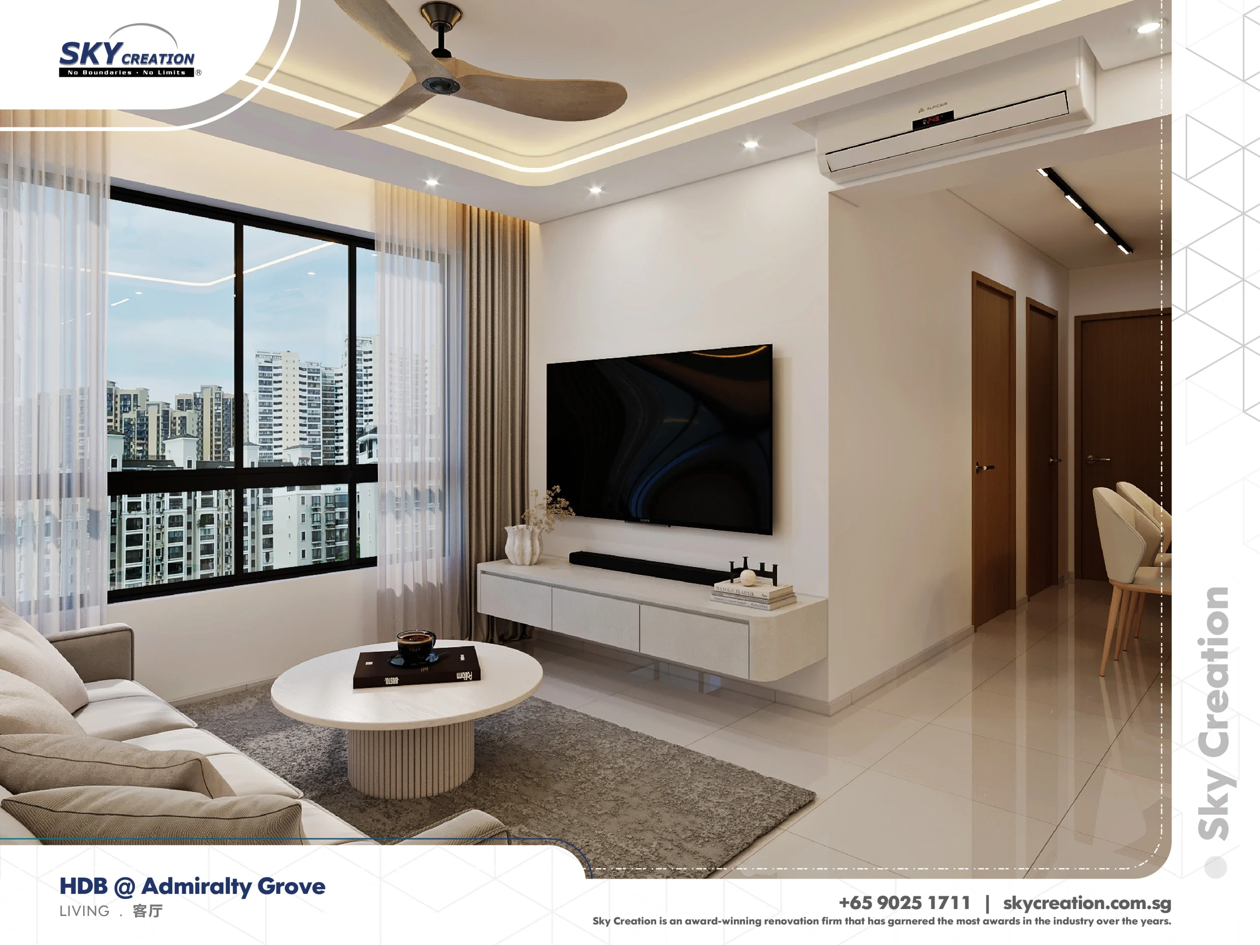 Admiralty Grove - Singapore Top Interior Design & Renovation Firm - Sky Creation | Singapore Top ...
