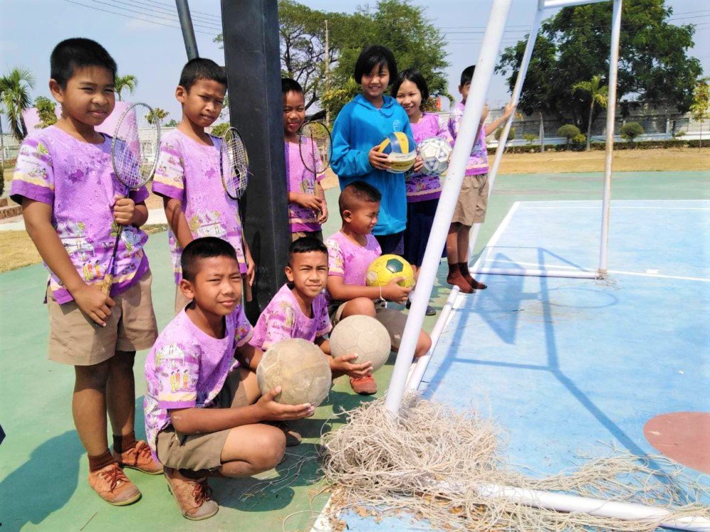อุปกรณ์กีฬาให้น้องโรงเรียนการไฟฟ้าส่วนภูมิภาคสงเคราะห์3 | Taejai.com