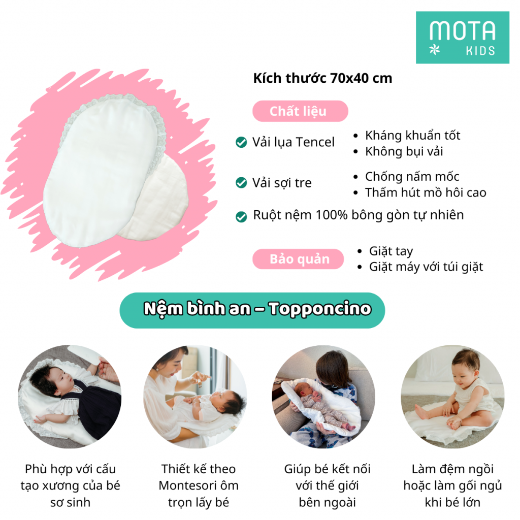 Đồ chơi Montessori Mota Kids 0-3 tháng - MOTA Edu Solutions