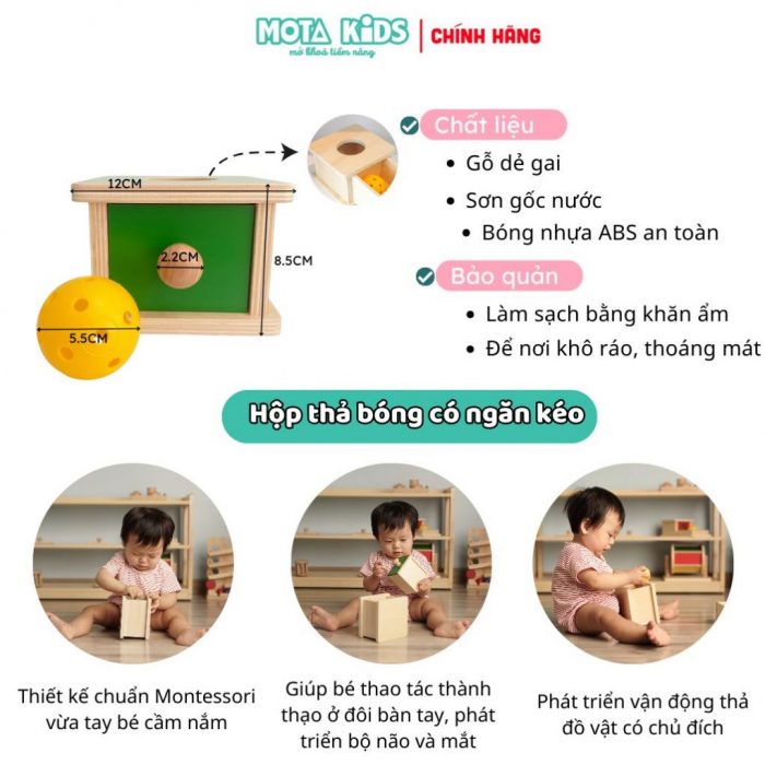 Đồ chơi Montessori Mota Kids 9-12 tháng - Mota | Montessori