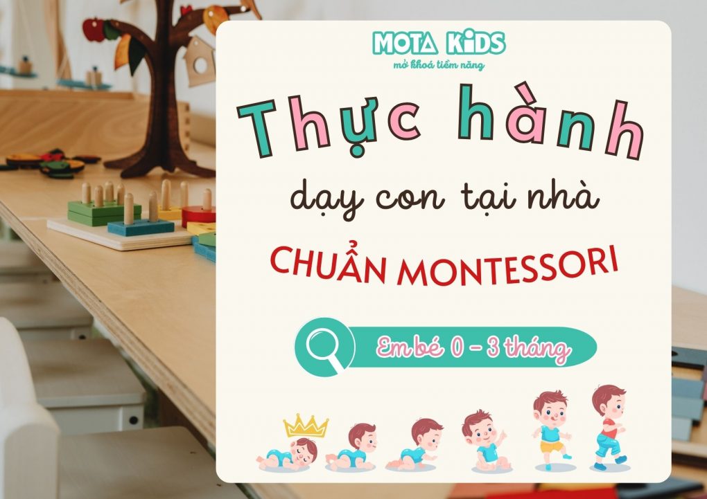 Đồ chơi Montessori Mota Kids 0-3 tháng - MOTA Edu Solutions