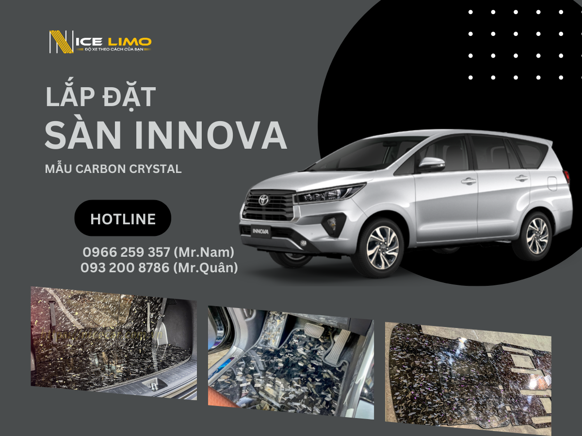 SÀN CARBON CRYSTAL INNOVA LẮP ĐẶT HIỆN ĐẠI 2025