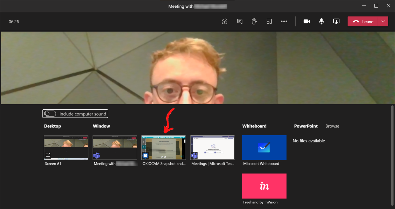 Share Both Your Face and Doc Cam in Microsoft Teams! - OKIOLABS