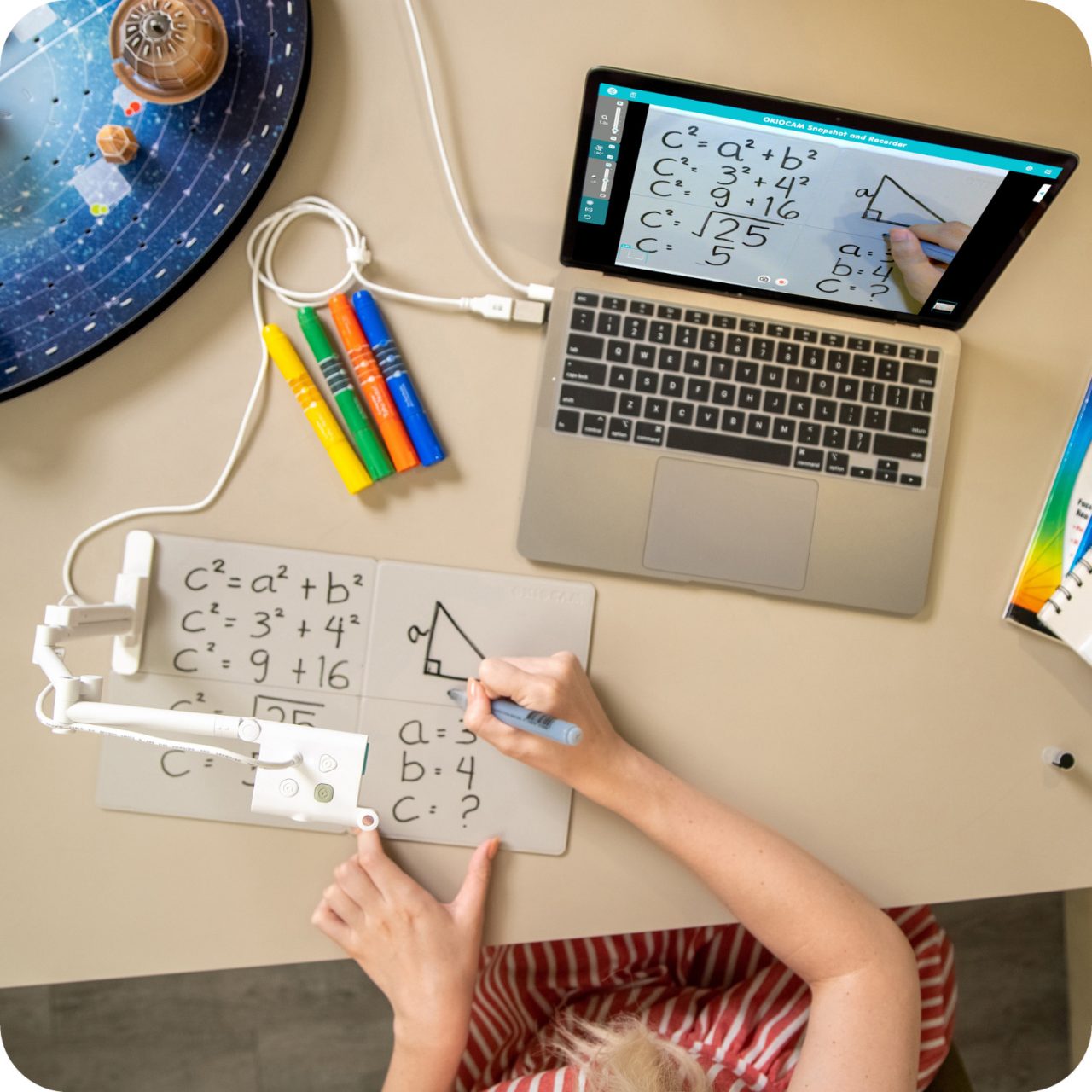 Document Camera with Dry-Erase Board | OKIOCAM T Plus