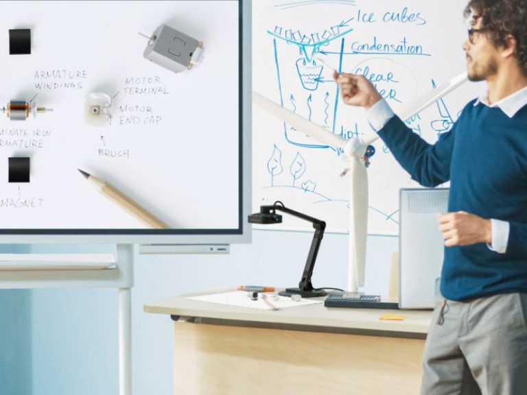 Using OKIOCAM Document Cameras with Interactive Whiteboards