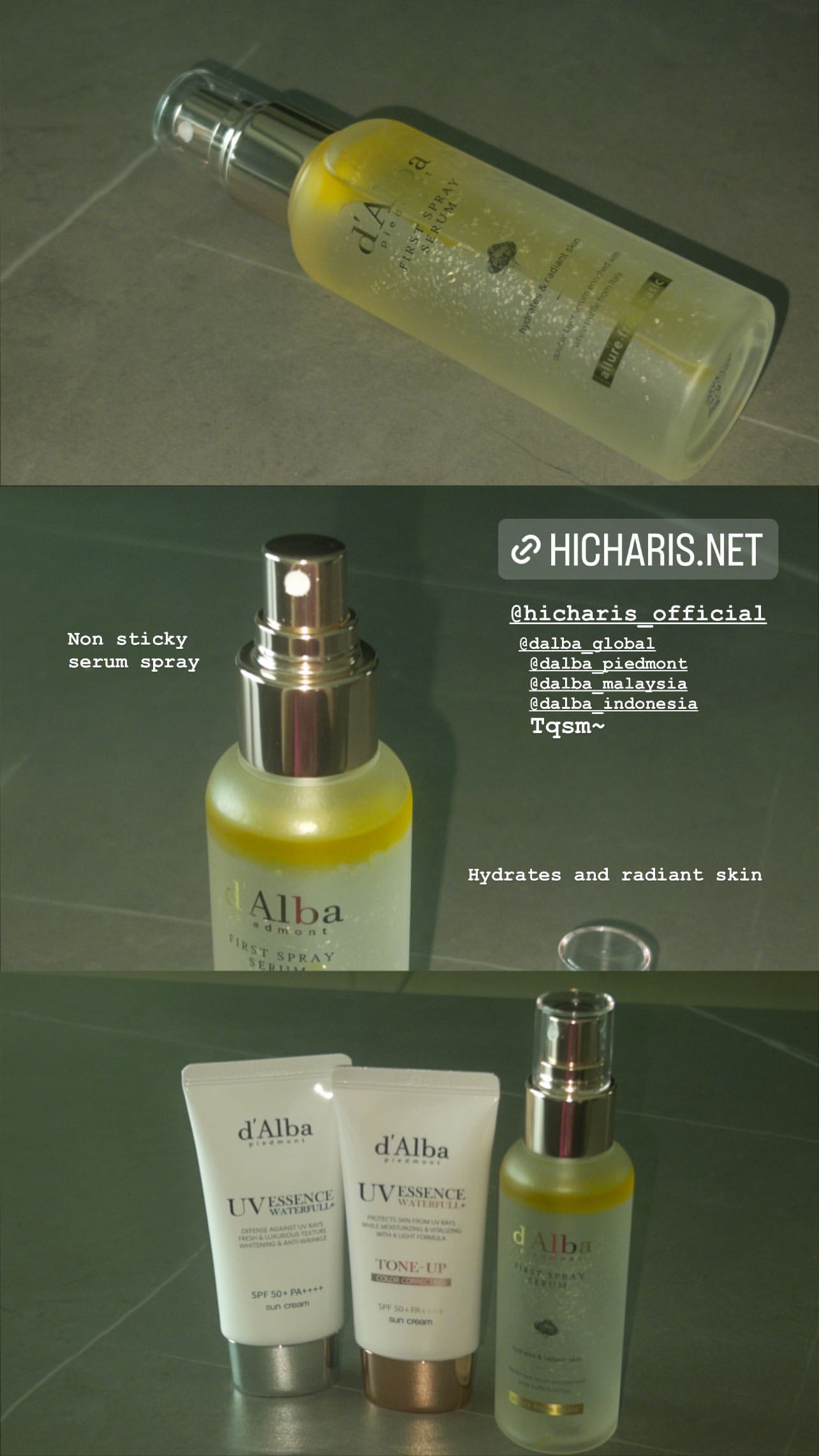 [REVIEW] - d'Alba - White Truffle Spray Serum 100ml - yvonneooikaixin