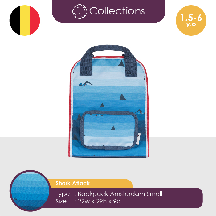 Jual Backpack Amsterdam Small - Shark Attack dengan Harga Terbaik | Paninti