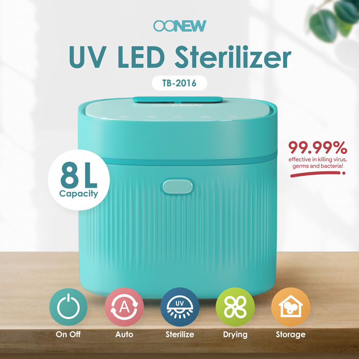 Jual UV LED Sterilizer 8L with 6 UV-C LED Lights TB-2016 Terbaru | Paninti Store