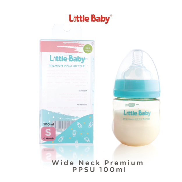 Little Baby - Botol Wide Neck Premium PPSU 1902 100ml