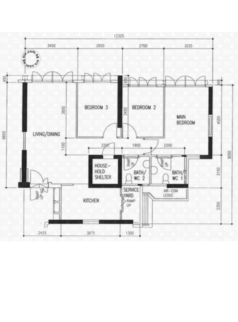 12b marsiling lane HDB Apartment Room Rental, $700, 1 Bed 2 Bath 129 ...
