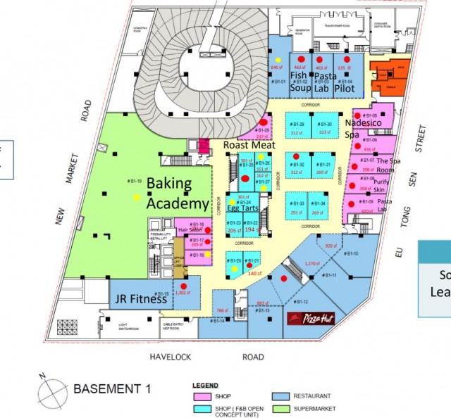 Havelock II Other Retail For Rent, $4,573538 sqft $8.50 psf