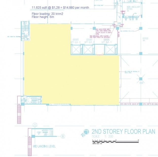 Warehouse B2 6m ceiling 20knm2 Tuas Ave Factory / Workshop (B2) For ...