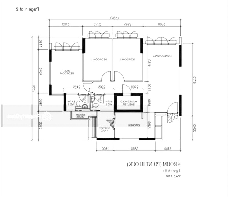 783C Woodlands Rise HDB Apartment Room Rental, $800, 1 Bed 1 Bath 1,001 ...