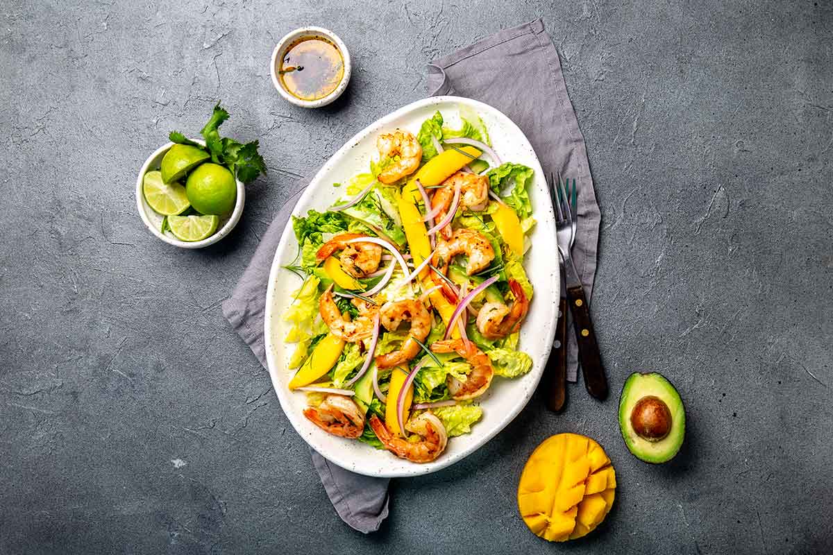Mango, Tomato, and Avocado Salad