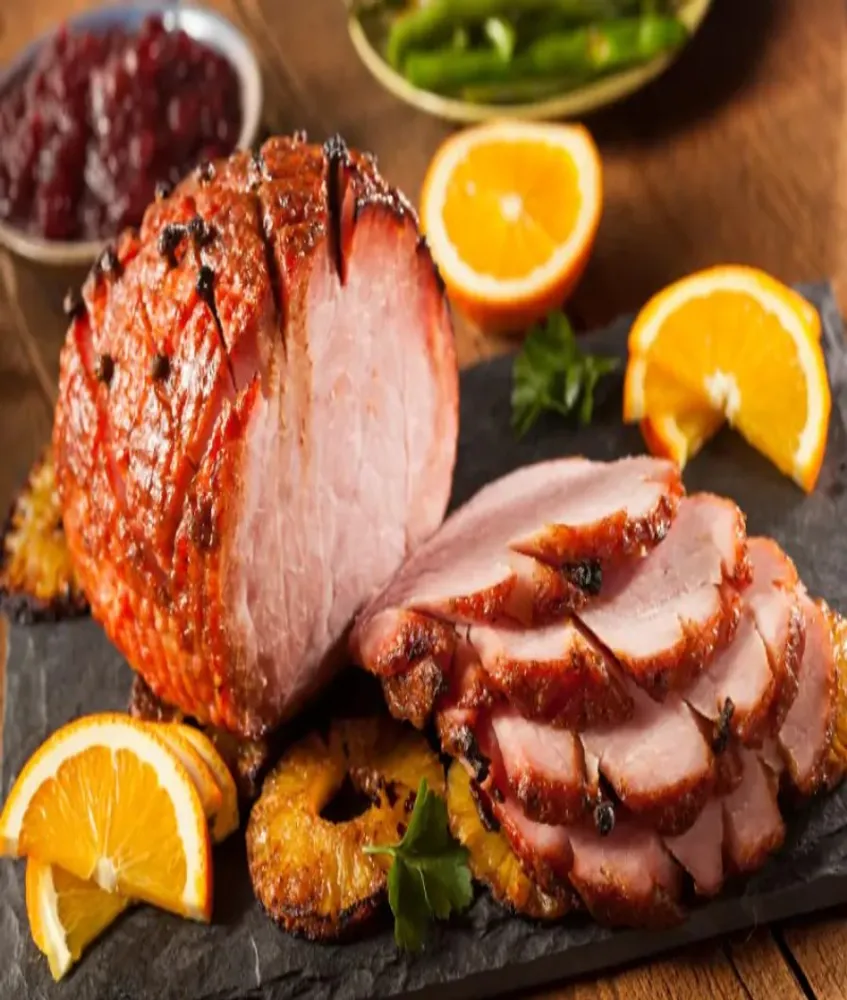 Honey glazed prime gammon