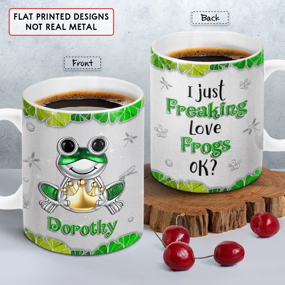 Personalized Frog Mug Jewelry Style - Sandjest