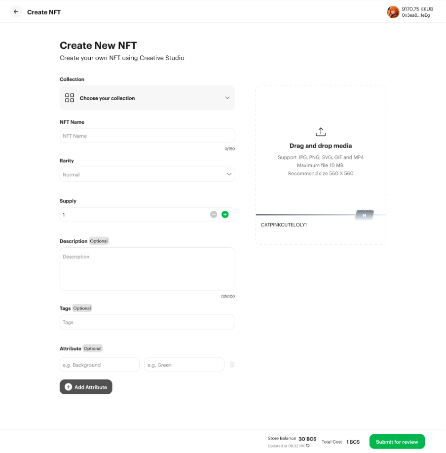 คู่มือการสร้างผลงาน NFT ฉบับสมบูรณ์แบบด้วย Bitkub NFT Creative Studio