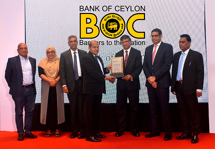 BOC Recognized Among the Top 10 “Most Admired Companies in Sri Lanka for 2022” | Bank of Ceylon