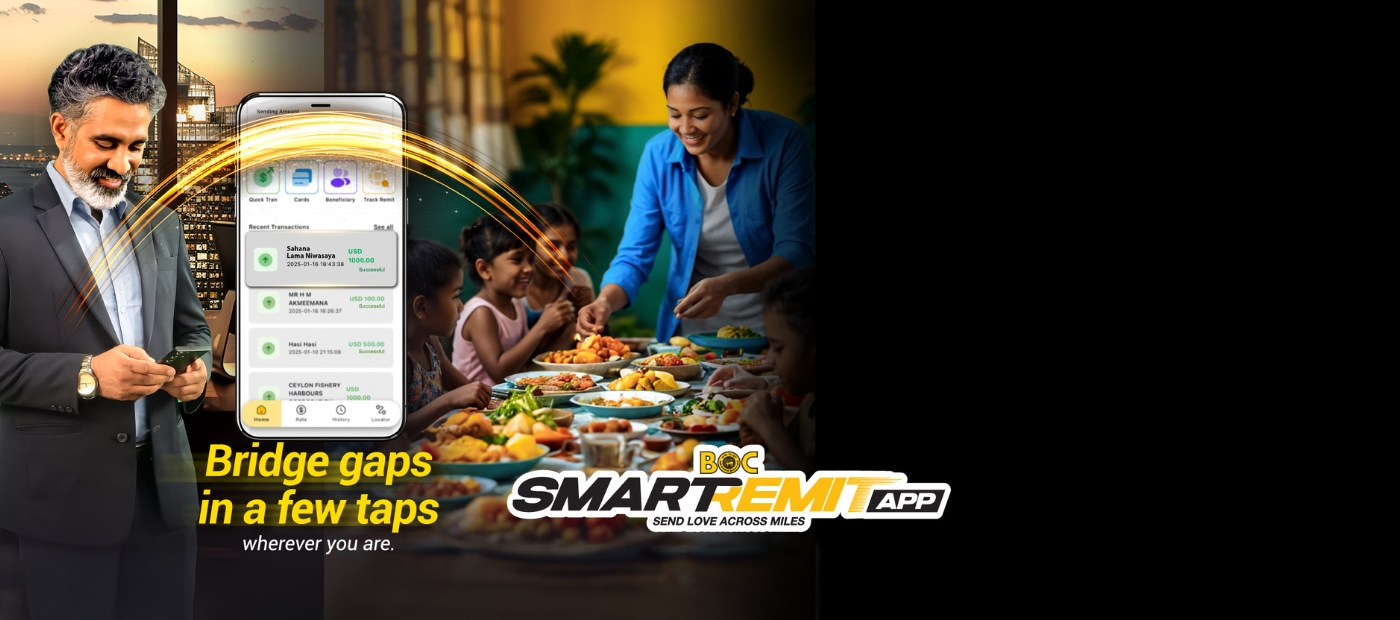 Smart Remit App | Bank of Ceylon
