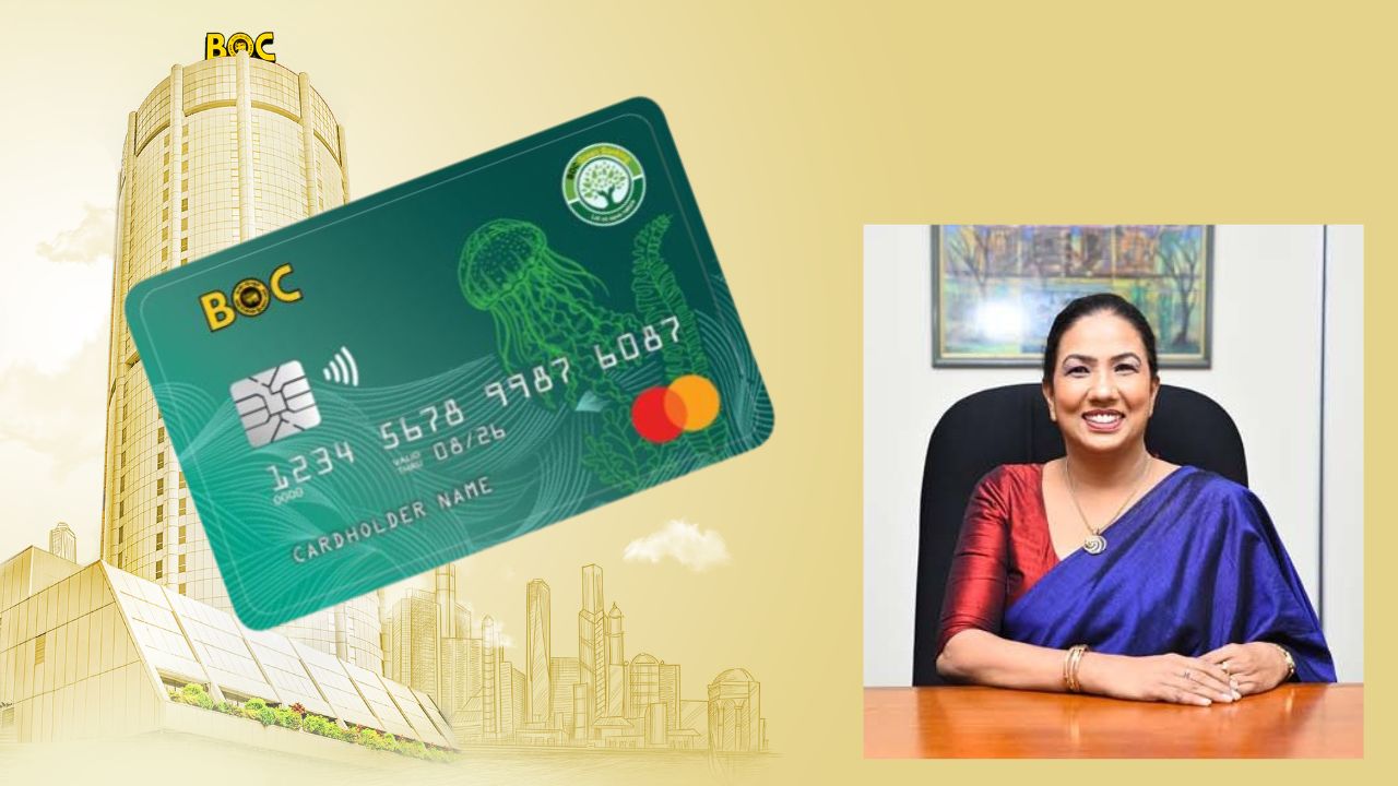 BOC Launches Sri Lanka’s First Biodegradable Banking Card | Bank of Ceylon