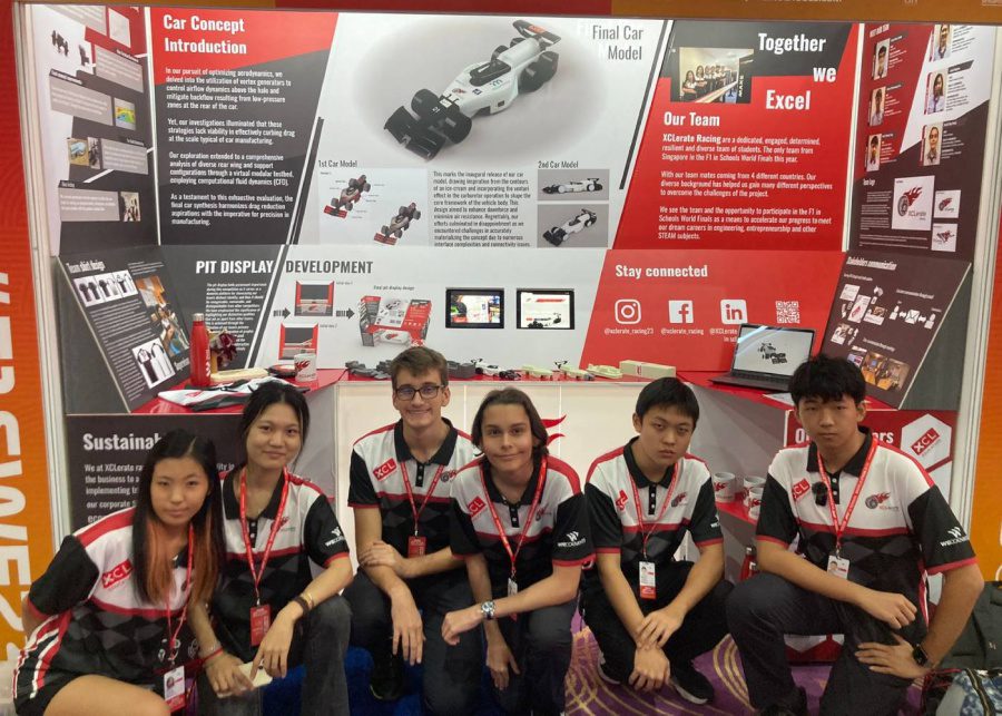 XCL World Academy in F1 in Schools Team XCLerate Racing | HoneyKids Asia