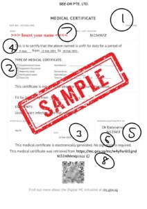 Guide on how to get MC online in Singapore