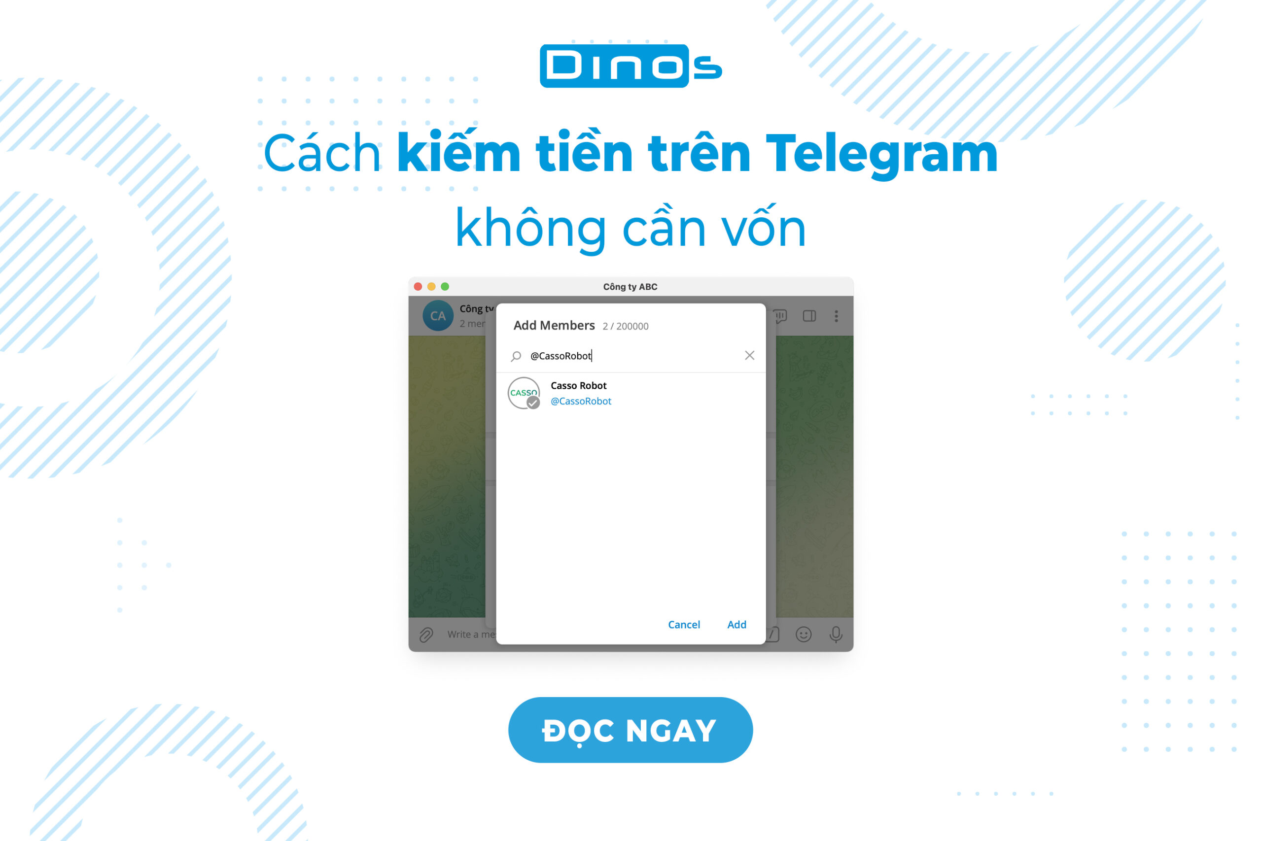 Cách kiếm tiền trên Telegram không cần vốn