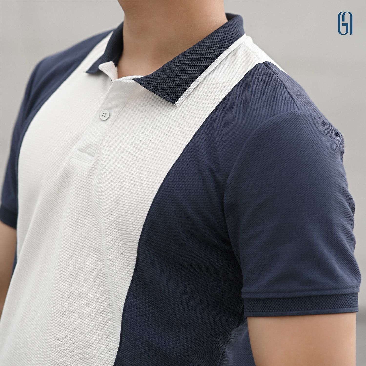 ONLY STORE - GENTLE POLO SHIRT - XANH NAVY | THE GMEN