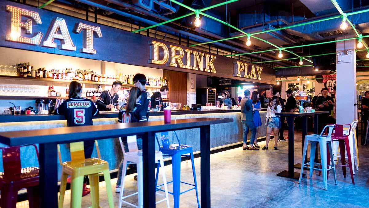 Play old-school arcade games at Level Up - Destination | The Travel Insider