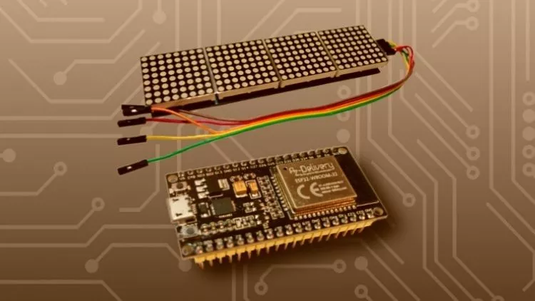 Arduino ESP32: How to Control a LED Matrix via Web Interface