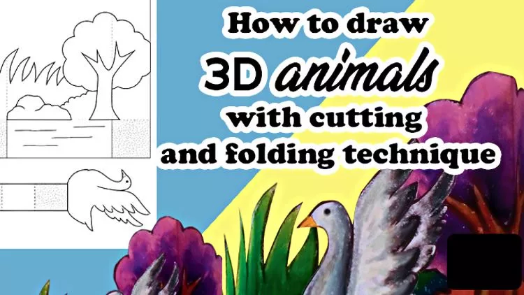 Learn How to Draw 3D Animals in Fun and Simple Ways