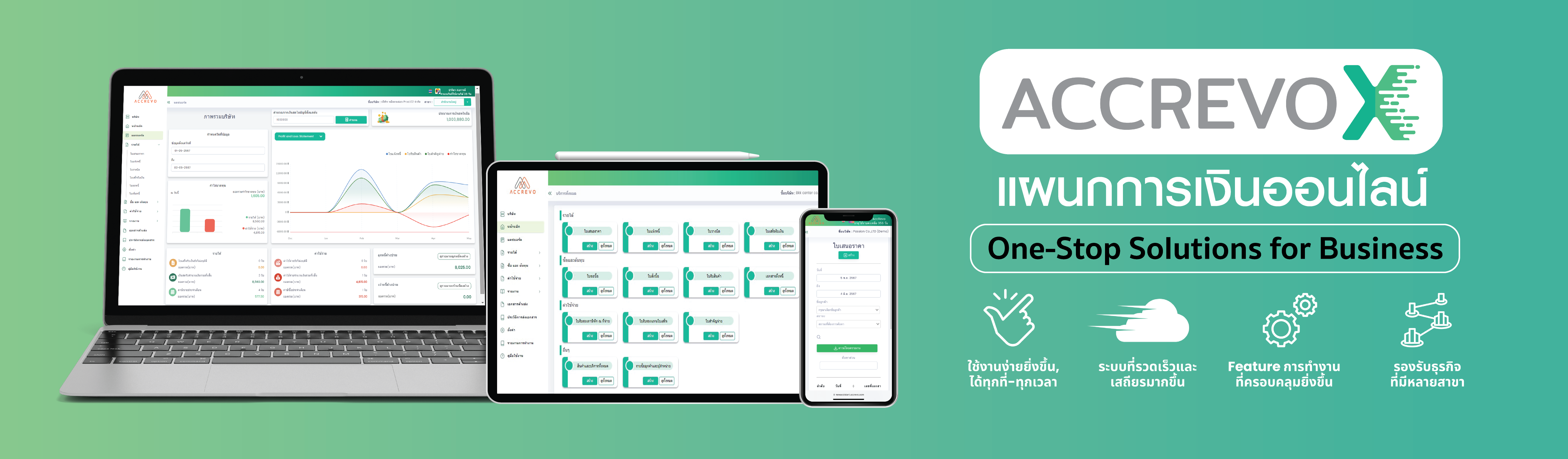 AccRevo | Platform บัญชีดิจิทัล สำหรับธุรกิจ SMEs